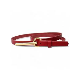 Fronhofer Lederg&uuml;rtel in Rot | Gr.: 100 cm