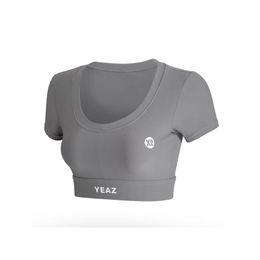 YEAZ CLUB LEVEL SHORT TOP in grau | Gr.: L