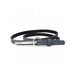 Fronhofer Lederg&uuml;rtel in Grau | Gr.: 95 cm