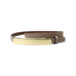 Fronhofer Lederg&uuml;rtel in Taupe | Gr.: 125 cm