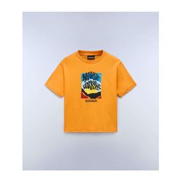 Napapijri T-Shirt "K S-Sella Ss" in Orange | Gr.: 110/116