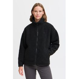 oxmo Fleecejacke OXTovine in Schwarz | Gr.: L