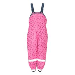 Playshoes Regenlatzhose mit Herzchen in Pink | Gr.: 86