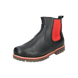 Andrea Conti Stiefelette in Schwarz/Rot | Gr.: 39