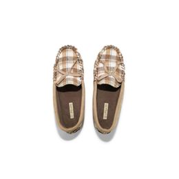flip*flop Flip Flop Hausschuh "loafer*check" in braun | Gr.: 42