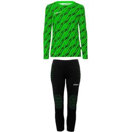 Uhlsport Trainingsanzug "Progressive Torwart Set Junior" in Grün | Gr.: 140
