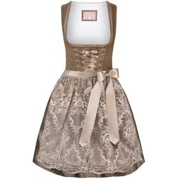 Stockerpoint Mini Dirndl "Loredana" in taupe | Gr.: 44