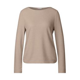Street One Langarmshirt in honey sand mel. | Gr.: 38