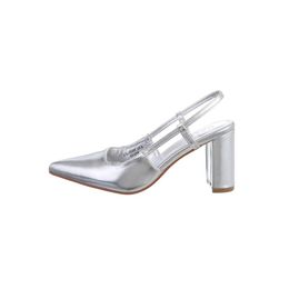 Ital-Design Pump in Silber | Gr.: 40