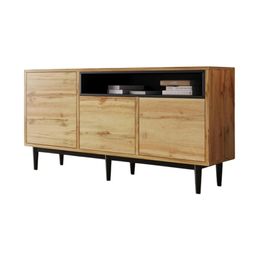 H&ouml;ffner Sideboard &brvbar; holzfarben &brvbar; Ma&szlig;e (cm): B: 160 H: 76 &raquo; H&ouml;ffner