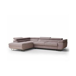 Höffner Ecksofa Conrad ¦ lila/violett ¦ Maße (cm): B: 277 H: 100 » Höffner