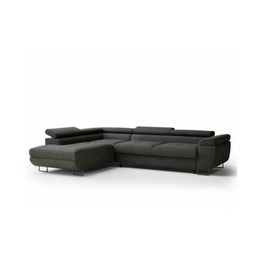 Höffner Ecksofa Conrad ¦ grau ¦ Maße (cm): B: 277 H: 100 » Höffner