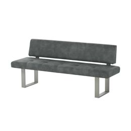 Wohnwert Einzelbank Mia &brvbar; grau &brvbar; Ma&szlig;e (cm): B: 160 H: 90 T: 66.0 &raquo; H&ouml;ffner
