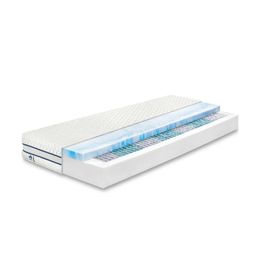 Irisette Tonnentaschenfederkernmatratze Gel-active TTFK weiß Maße (cm): B: 90 H: 24 » Höffner