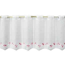 FLORENTINA Scheibengardine ¦ rosa/pink ¦ Synthetik ¦ Maße (cm): B: 144 H: 62 » Höffner