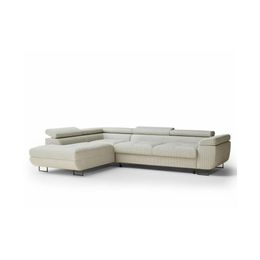 Höffner Ecksofa Conrad ¦ creme ¦ Maße (cm): B: 277 H: 100 » Höffner