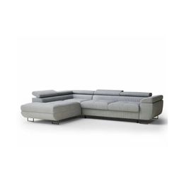 Höffner Ecksofa Conrad ¦ grau ¦ Maße (cm): B: 277 H: 100 » Höffner
