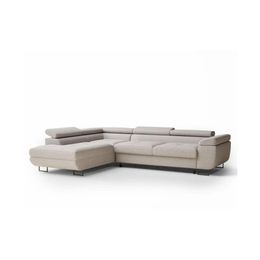 Höffner Ecksofa Concord ¦ beige ¦ Maße (cm): B: 277 H: 100 » Höffner
