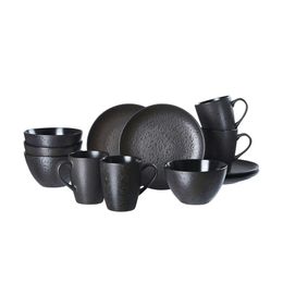 Ritzenhoff & Breker Ritzenhoff & Breker Fr&uuml;hst&uuml;cksservice 12-teilig Kitwe schwarz Steinzeug/Steingut Ma&szlig;e (cm): B: 24 H: 24 &raquo; H&ouml;ffner