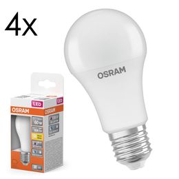Osram LED E27 4er Set 9,4 Watt 2700 Kelvin 806 Lumen