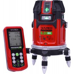 Futech Kreuzlinienlaser Procross 8.0 DS (Gr&uuml;n) + Quattro MM