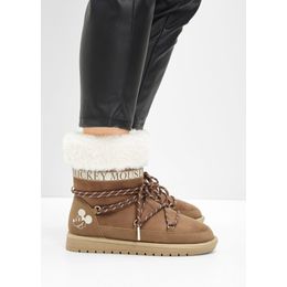 bonprix Disney Mickey Mouse Schn&uuml;r Boot, braun, Gr.41, Disney Mickey Mouse Schn&uuml;r Boot f&uuml;r den Winter