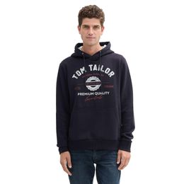 Tom Tailor Hoodie bei bonprix, blau, mit Baumwolle