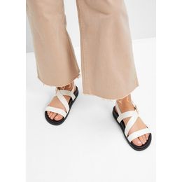 bonprix Sandalen, wei&szlig;, Vegan
