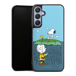 DeinDesign Galaxy A25 5G Handy Silikon H&uuml;lle Case schwarz Handyh&uuml;lle Peanuts Children Snoopy