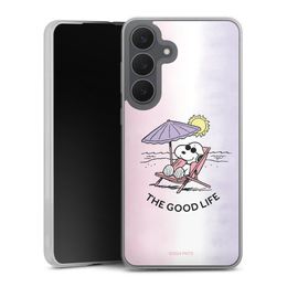 DeinDesign Galaxy S25 FE Handy Slim Case Silikon Handyh&uuml;lle transparent H&uuml;lle extra d&uuml;nn Snoopy Official Licensed Product Peanuts Silikon Slim Case