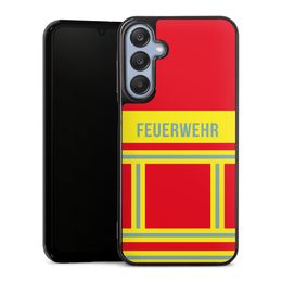 DeinDesign Galaxy A25 5G Handy Silikon H&uuml;lle Case schwarz Handyh&uuml;lle Fire Fighters Fire Fighter Life Saver