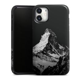 DeinDesign iPhone 11 Handy Panzer Handyh&uuml;lle robuste Outdoor H&uuml;lle Schutzh&uuml;lle gl&auml;nzend Snow Mountain Mountain Top Tough Case