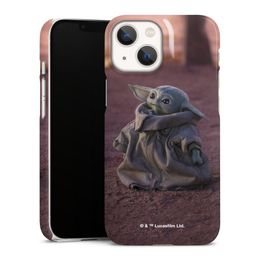 DeinDesign iPhone 13 Mini Handy Premium Case Smartphone Handyh&uuml;lle Schutzh&uuml;lle gl&auml;nzend The Child Star Wars Baby Yoda Premium Case