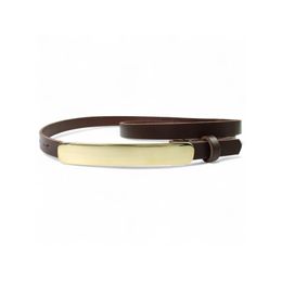 Fronhofer Lederg&uuml;rtel in Dunkelbraun | Gr.: 100 cm