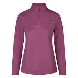 ESKADRON Heritage Half-Zip Shirt rot/rosa/lila Damen XXS