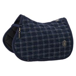 ESKADRON Heritage Schabracke Boucl&eacute; Emblem blau Warmblut Dressur