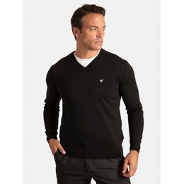 Williot Pullover Herren Gr&ouml;&szlig;e M schwarz / wei&szlig;