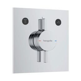 Hansgrohe LivaFine Unterputz-Armatur Einhebelmischer, 2 Verbraucher, 15627000,