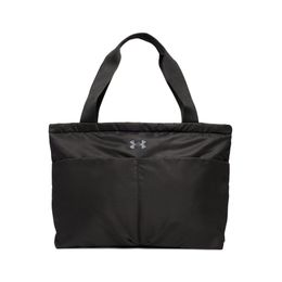 Tragetasche Under Armour "UA Studio Lite Tote", Damen, Gr. B/H/T: 27cm x 8cm, schwarz (schwarz,, castlerock), Obermaterial: 100% Polyester, Taschen, 18 Liter Volumen