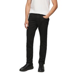 Slim-fit-Jeans s.Oliver, Herren, Gr. 36, L&auml;nge 34, schwarz, Denim/Jeans, Obermaterial: 98% Baumwolle, 2% Elasthan, unifarben, slim fit kn&ouml;chellang, Jeans Slim-fit-Jeans, im Five-Pocket Style