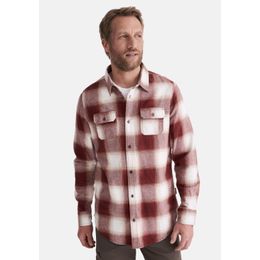 Flanellhemd HERO by John Medoox "HARRY Karohemd", Herren, Gr. 3XL, US-Gr&ouml;&szlig;en, rot (rot check), Flanell, 100% Baumwolle, regular fit, Hemden, Regular Fit Casual Funktionsmaterial f&uuml;r Herren