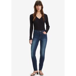 Levi's Slim-fit-Jeans LEVI'S "311 Shaping Skinny", Damen, Gr. 27, Länge 32, blau (crushed poppy), Denim/Jeans, Obermaterial: 80% Baumwolle, 14% Polyester, 6% Elasthan, skinny fit lang, Jeans, im 5-Pocket-Stil, Topseller