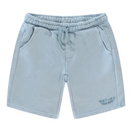 Shorts Cars Jeans "Kids RYDAR Short", Jungen, Gr. 8 (122), N-Gr, blau (grau blau), Web, Obermaterial: 100% Baumwolle, unifarben, regular fit, Hosen Shorts