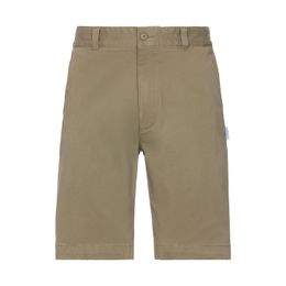 Shorts HUGO BLUE "Dante", Herren, Gr. 30, N-Gr, gr&uuml;n (open gr&uuml;n345), Web, Obermaterial: 98% Baumwolle, 2% Elasthan, unifarben, relaxed fit knieumspielend, Hosen Shorts, mit Flag-Label