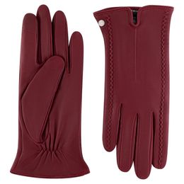 Roeckl Fingerhandschuhe 'QUINTO' Damen Gr&ouml;&szlig;e S/M bordeaux / weinrot