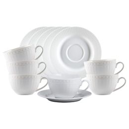 Ritzenhoff & Breker Ritzenhoff & Breker Kaffeetassen mit Untertassen Sofia 220 ml 6er Set