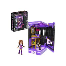 Mattel HXM32 - Mega - Monster High - Clawdeens Spuk-Buch-Ecke, Bauset mit 298 Teilen