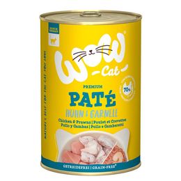 WOW Cat Adult Huhn & Garnelen Katzen-Nassfutter getreidefrei 6x400g