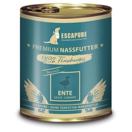 Escapure Ente Bayrisch Hunde-Nassfutter Alleinfuttermittel 6x800g