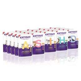Kattovit Vital Care Probierpaket/Wellnessbox Katzen-Nassfutter 25x85g